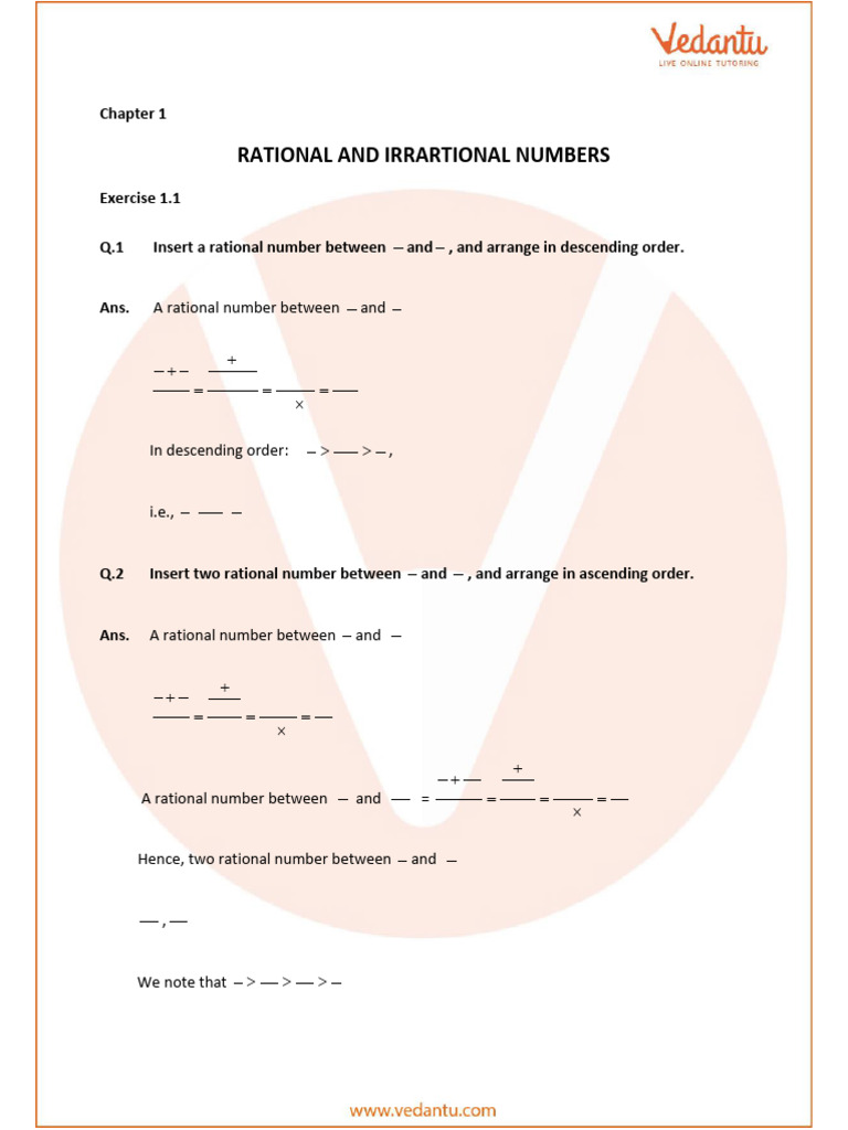 Selina Concise Mathematics Class 9 ICSE Solutions for Chapter 1 - Rational and Irrational ...