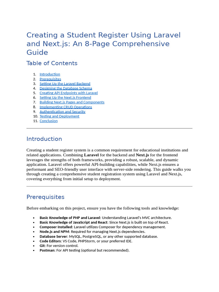 Creating a Student Register Using next | PDF | Login | Databases