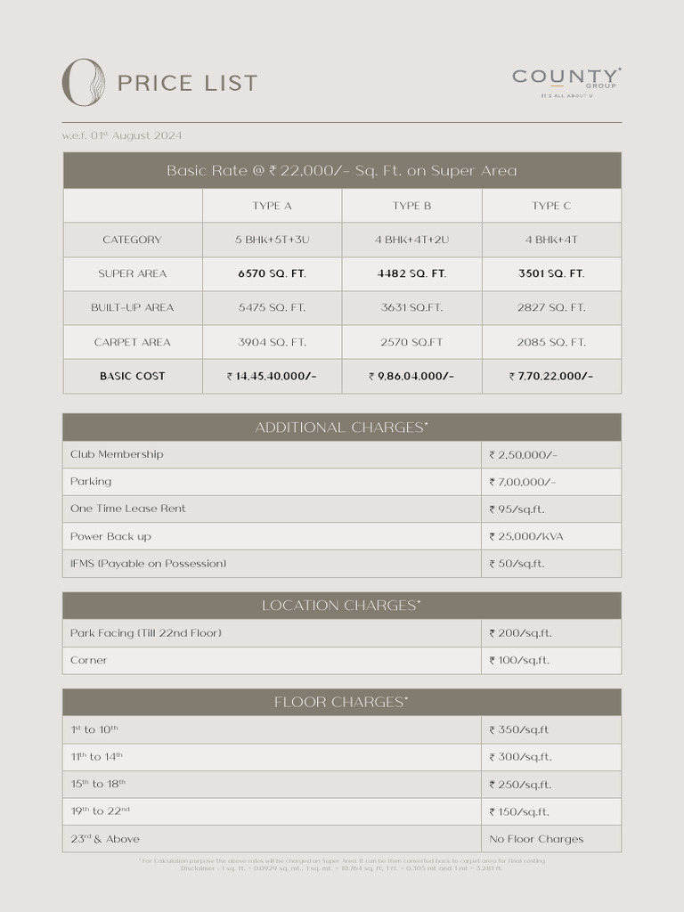 county-107-price-list | PDF | Interest | Loans