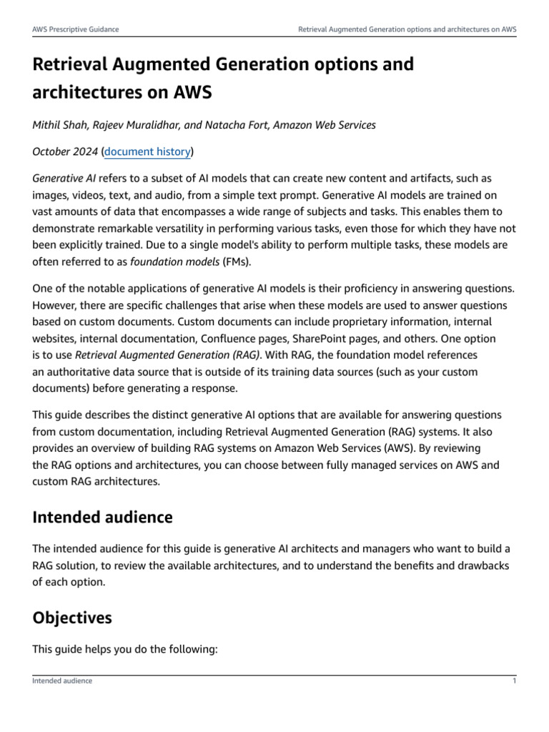 Retrieval Augmented Generation Options Good 5 38 Pdf Information Retrieval Databases