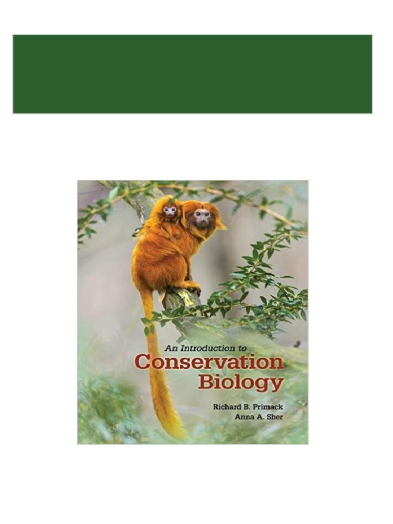 PDF (Ebook PDF) An Introduction To Conservation Biology by Richard B ...