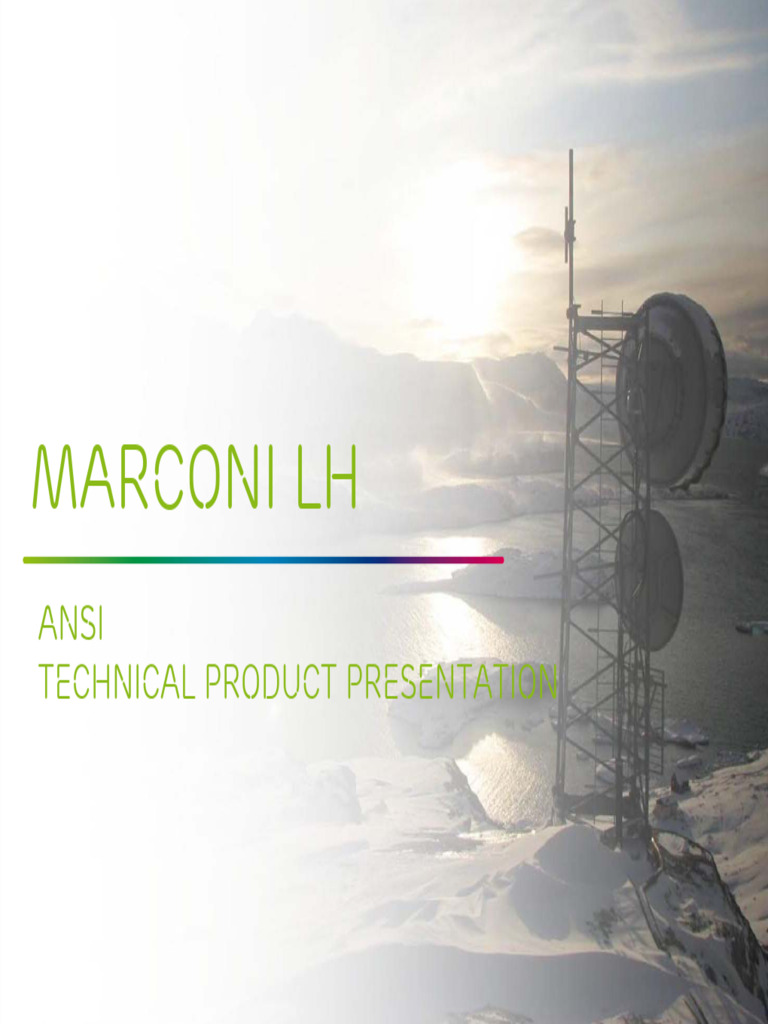 Marconi LH ANSI Technical Overview | PDF | Modulation | Antenna (Radio)