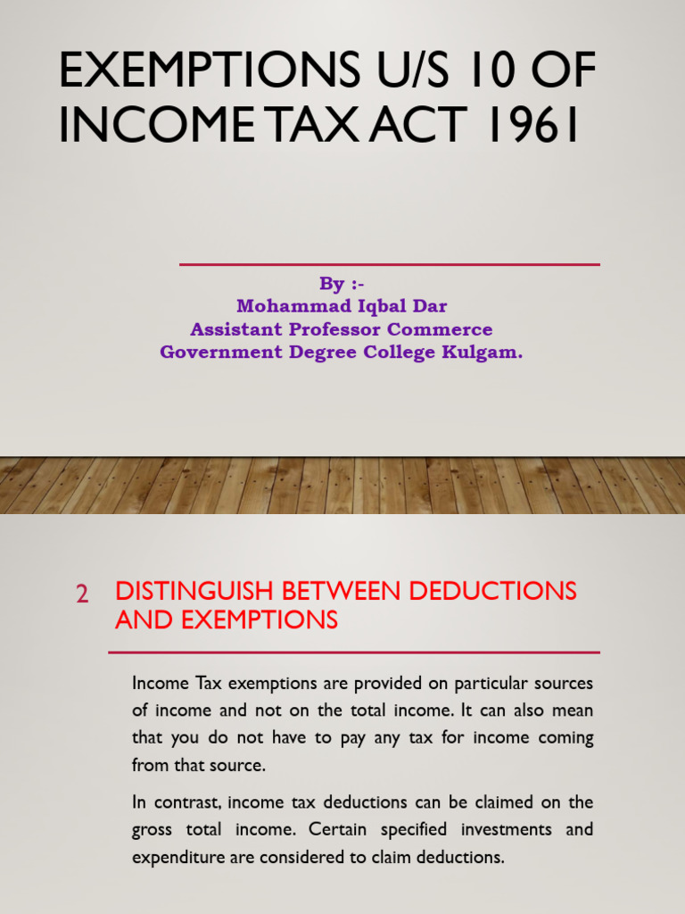 EXEMPTed Income | PDF | Income | Income Tax