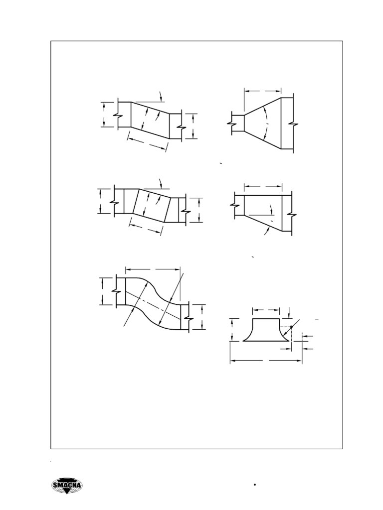 HVAC Duct Offset and Transition Standards | PDF | Duct (Flow ...