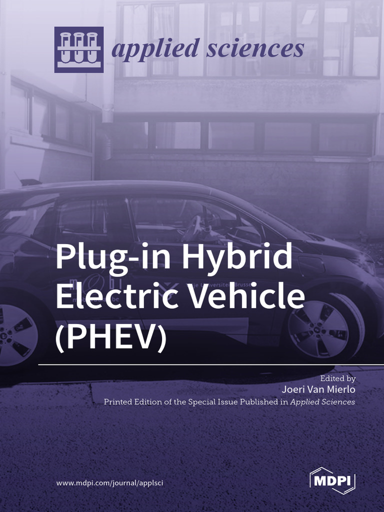 Plug-In Hybrid Electric Vehicle (PHEV) -- Joeri Van Mierlo -- 2019 -- Mdpi AG | PDF | Plug In ...