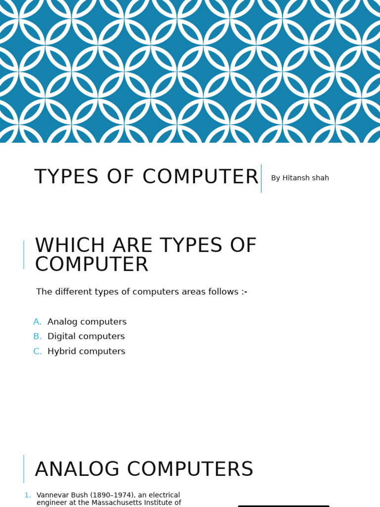 Types of Computer | PDF