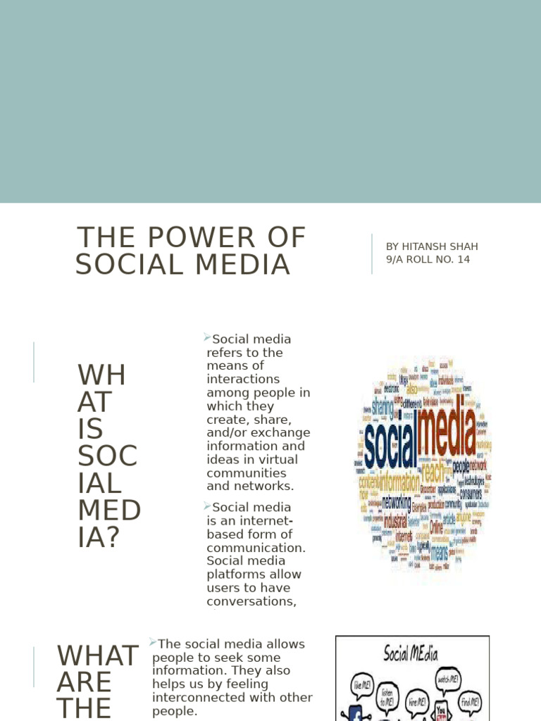 The Power of Social Media | PDF | Social Media | Popular Culture ...