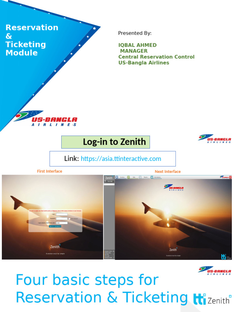 Reservation and Ticketing Module | PDF