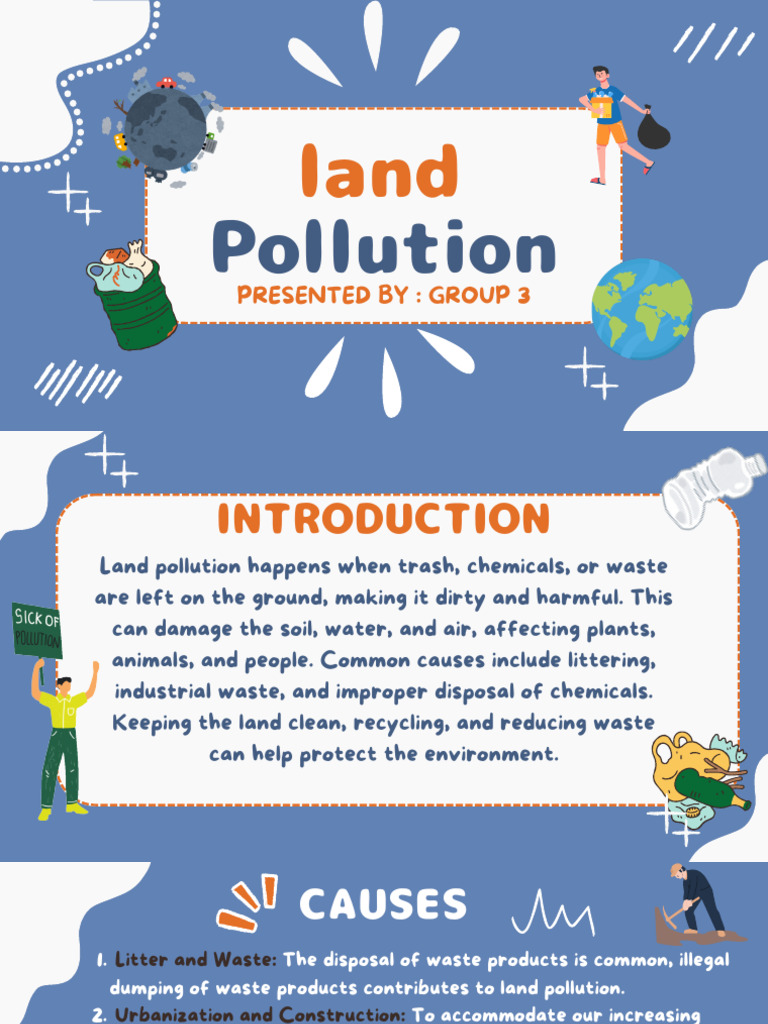 Land Pollution: Causes and Solutions | PDF