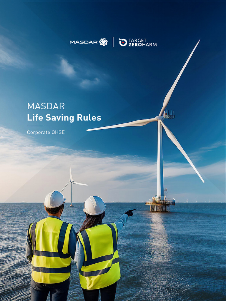 Masdar Life Saving Rules Overview | PDF | Driving | Safety