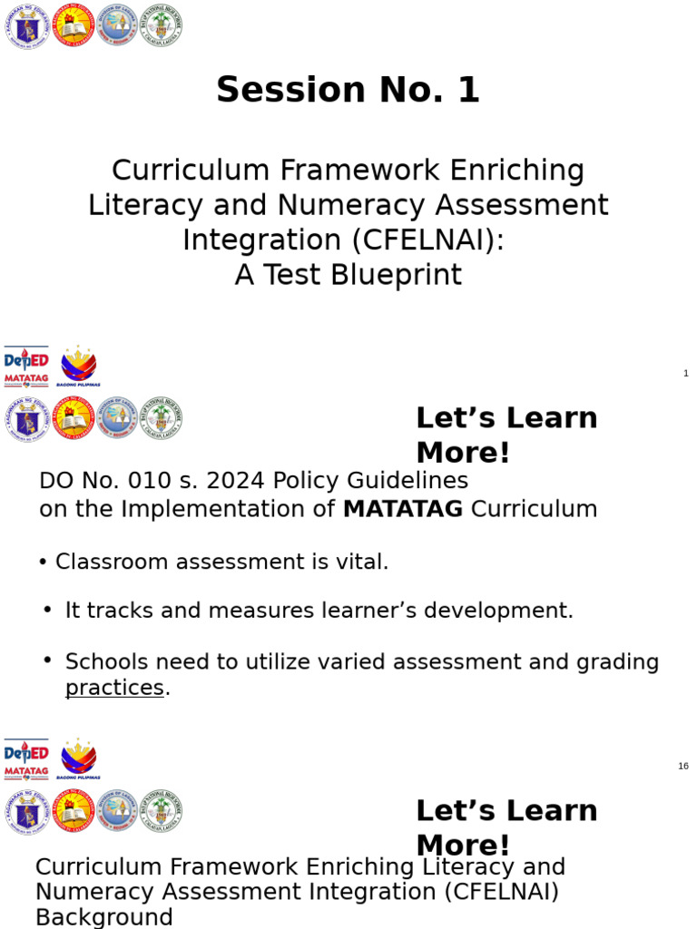 SD-Session 1 Curriculum Framework Enriching Literacy and Numeracy ...