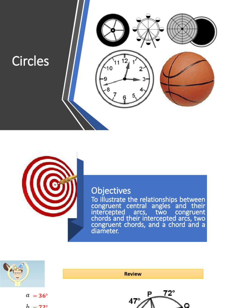Circles Chords and Arcs | PDF | Circle | Perpendicular