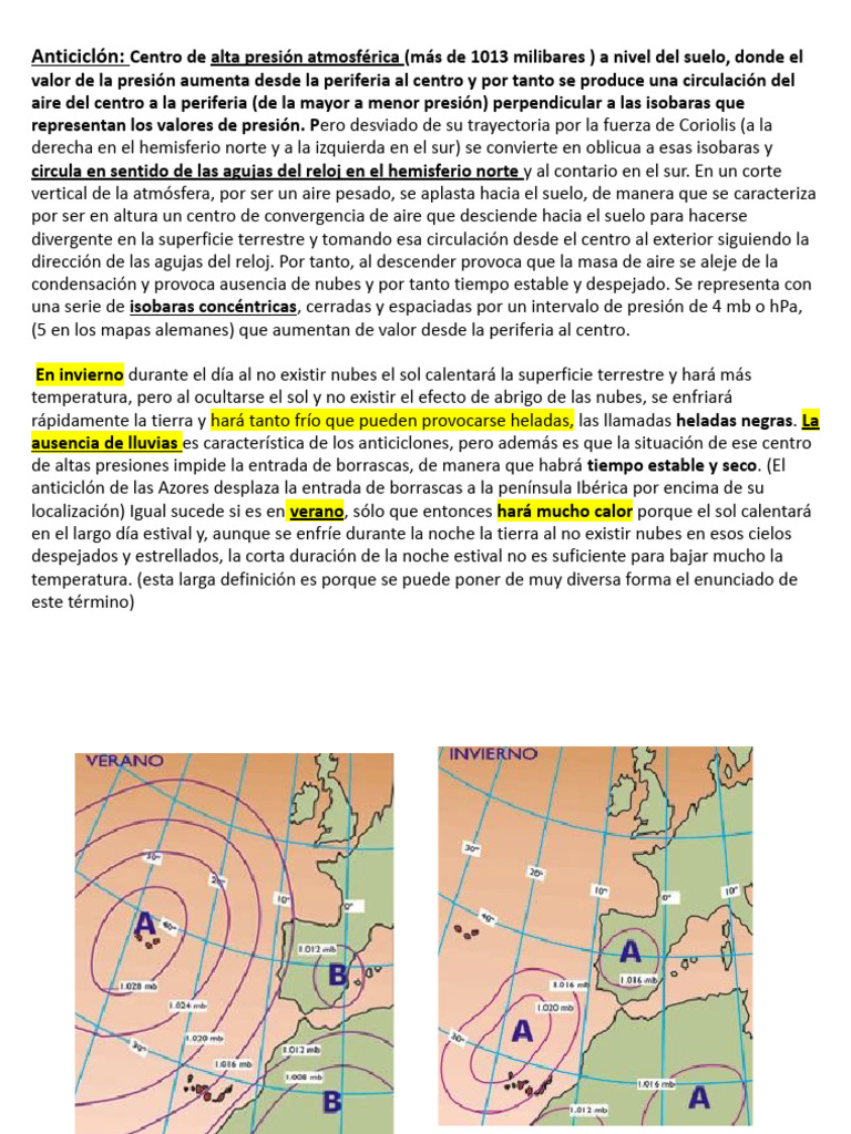 Vocabulario del Clima y sus Efectos | PDF | Atmósfera | Geografía Física