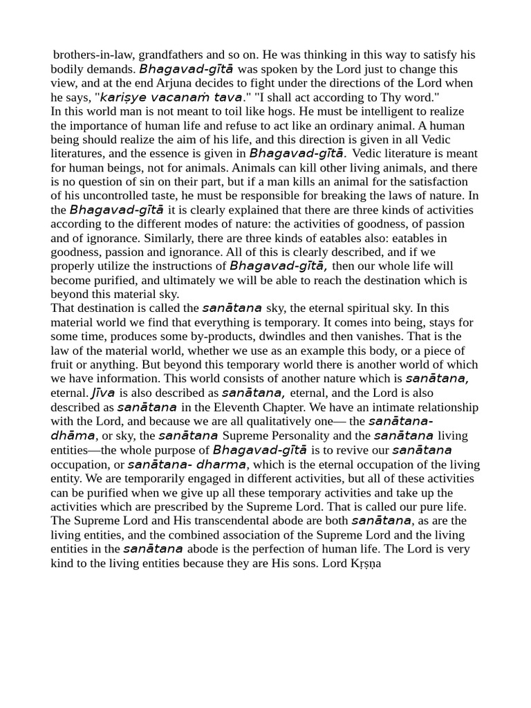 New OpenDocument Text (3) | PDF | Bhagavad Gita | Religious Belief And Doctrine