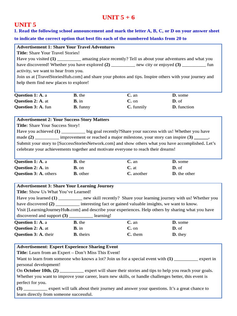 Student Engagement Activities | PDF