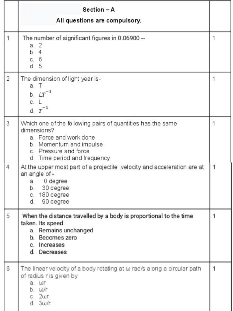 Half Year Sample Paper Phy | PDF
