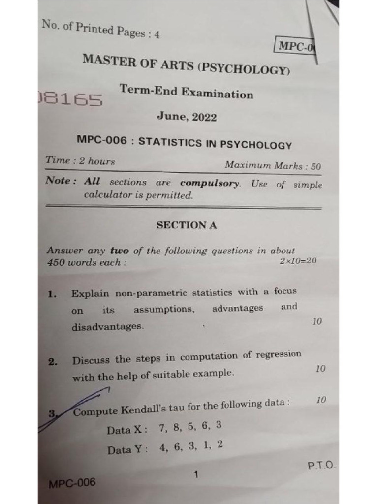 MPC-006 (June 2022) | PDF