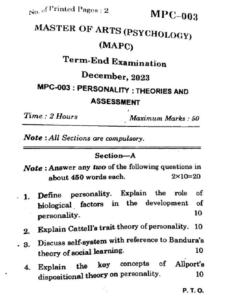 MPC-3, Dec 2023 | PDF