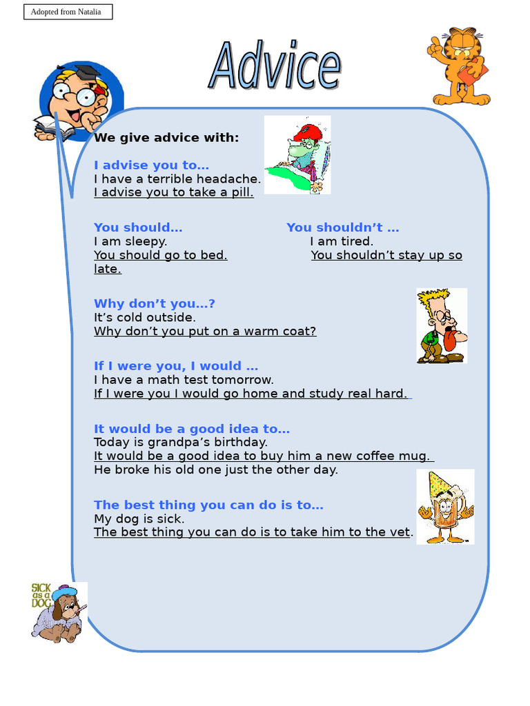 Advice for Everyday Situations | PDF