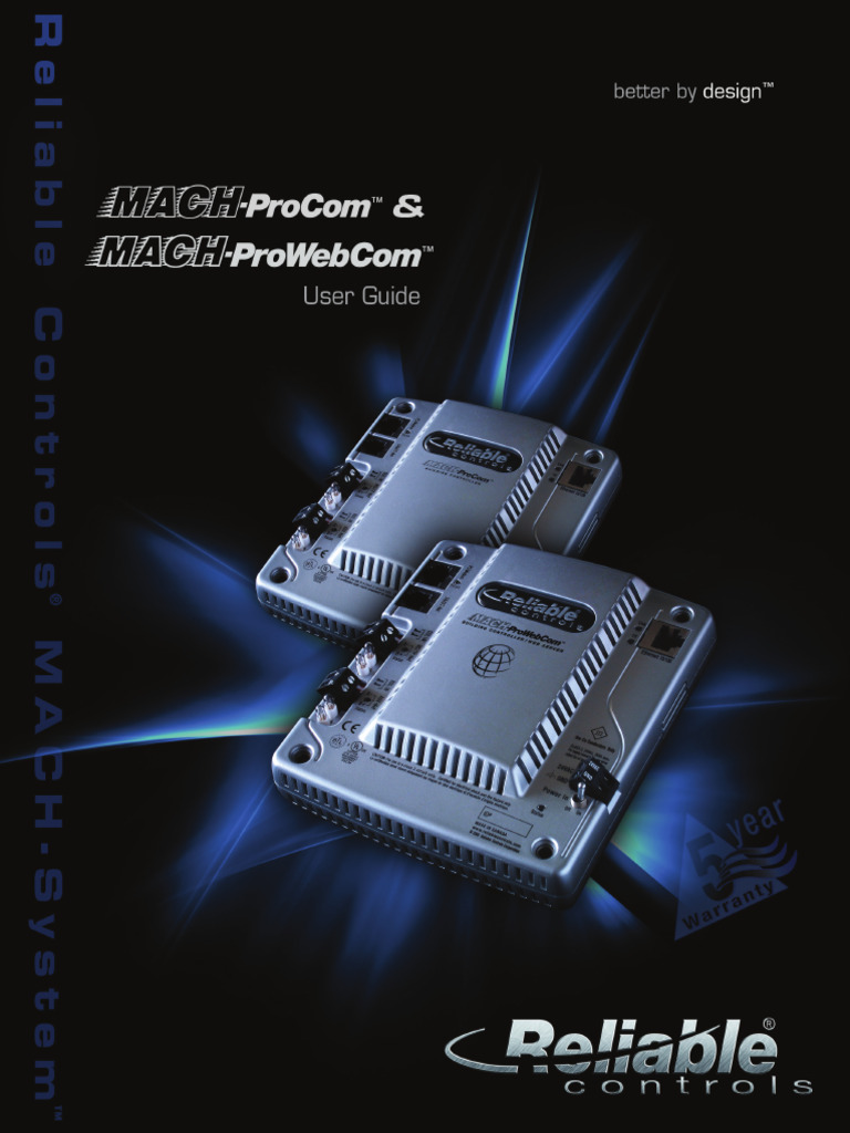 RELIABLE Mach-ProCom Userguide | PDF | Computer Network | Ip Address
