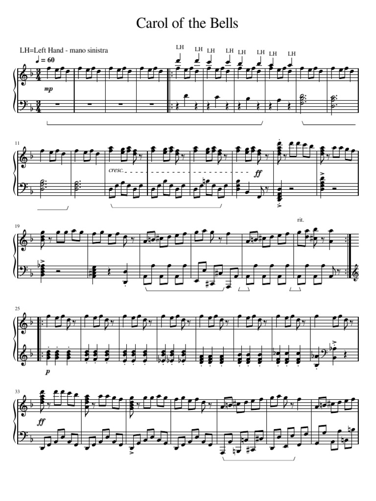 Carol - of - The - Bells Michele Righetti | PDF