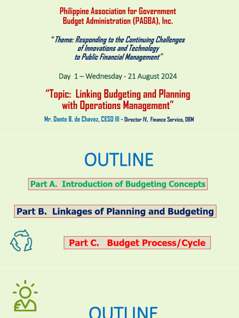 1 Linking Budgeting and Planning With Operations | PDF | Budget ...