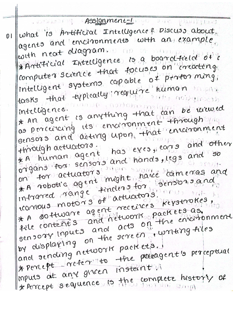 AI ASSIGNMENT 1 & 2 | PDF