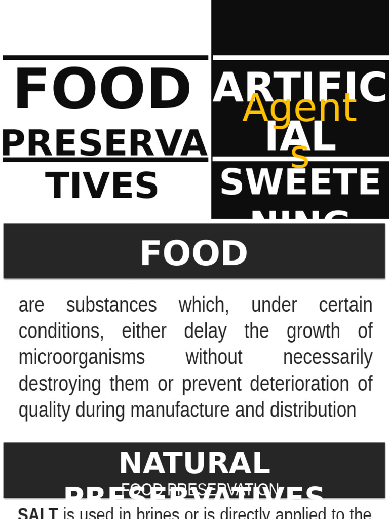 Food Preservatives | PDF | Sugar Substitute | Food Preservation