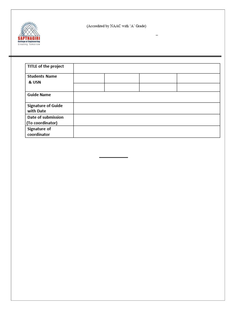 Abstract Mini Project | PDF