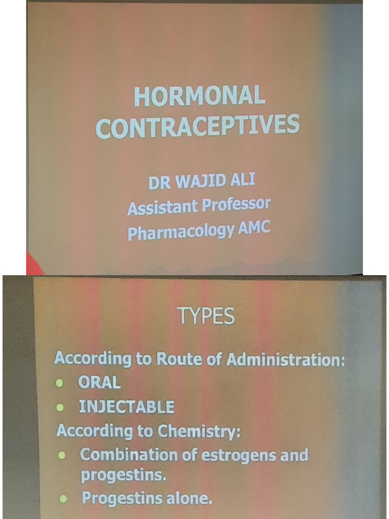 All Pharma Lectures Reproductive Module | PDF