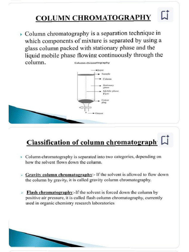Column Chromatography | PDF