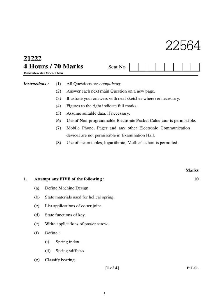 Summer Backlog Question Paper 2022 2 | PDF