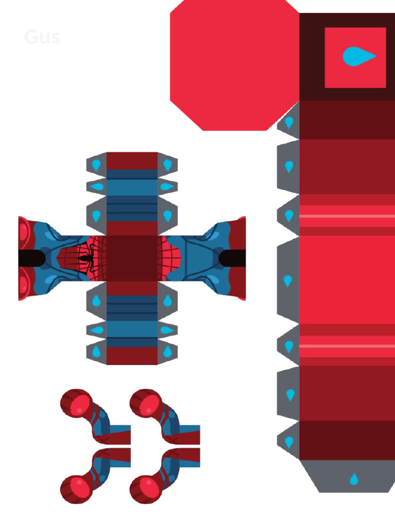 Spiderman MiniPapercraft by Gus Santomeggg | PDF