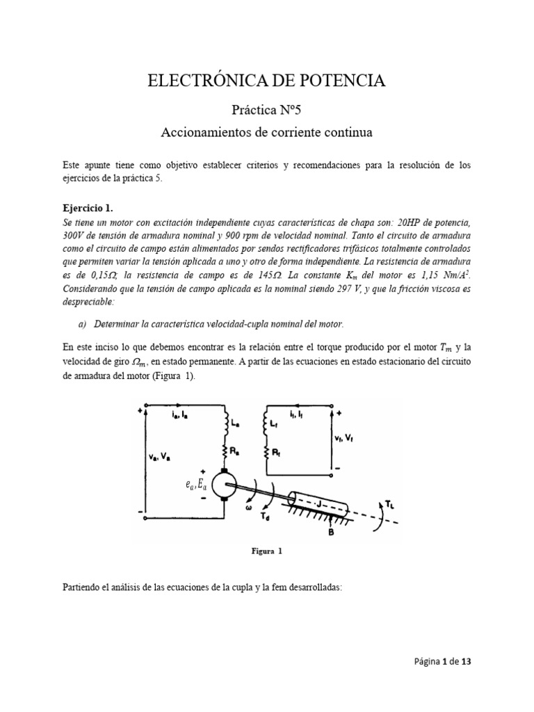 TPN 5_Pautas de resolución | PDF | Velocidad | voltaje