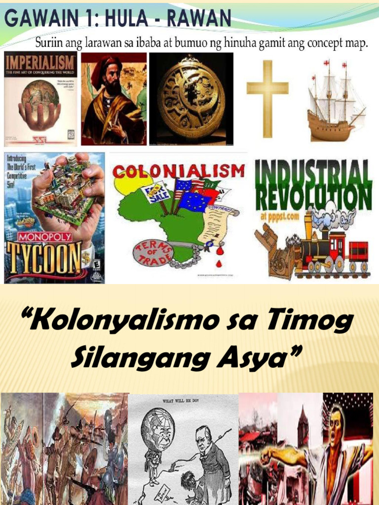 LESSON 3 Kolonyalismo Sa Timog Silangang Asya PILIPINAS | PDF