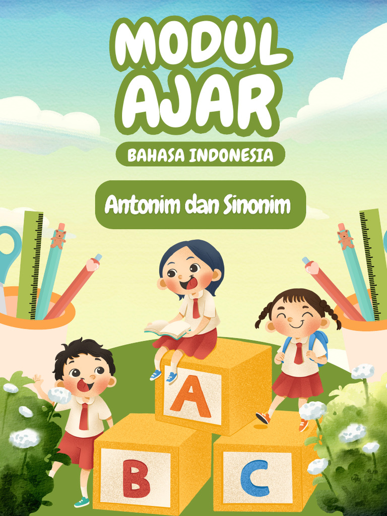 Modul Ajar Antonim Dan Sinonim - Diah Ayu Anggraini | PDF