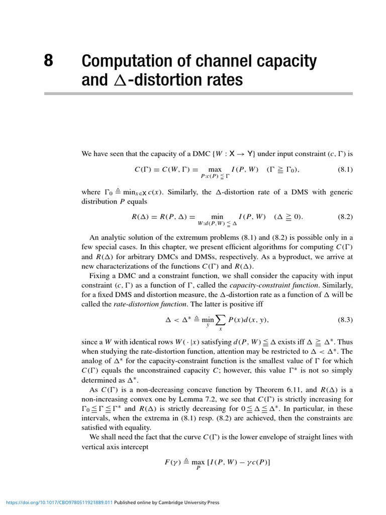 08.3 PP 120 131 Computation of Channel Capacity and - Distortion Rates ...