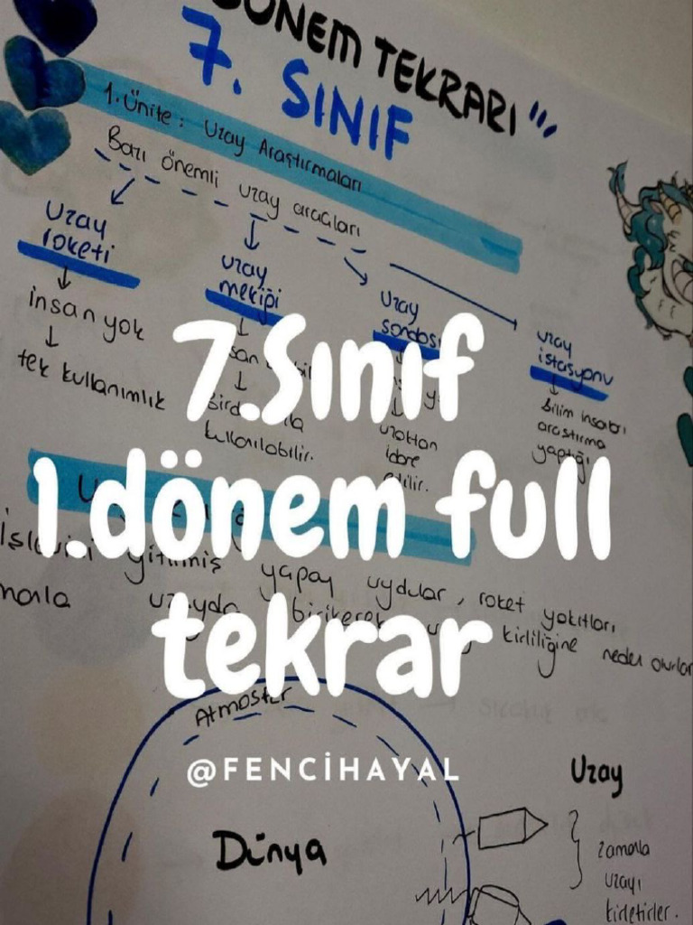 7.Sinif-Fen-Bilimleri-1.Donem-Ders-Notu | PDF
