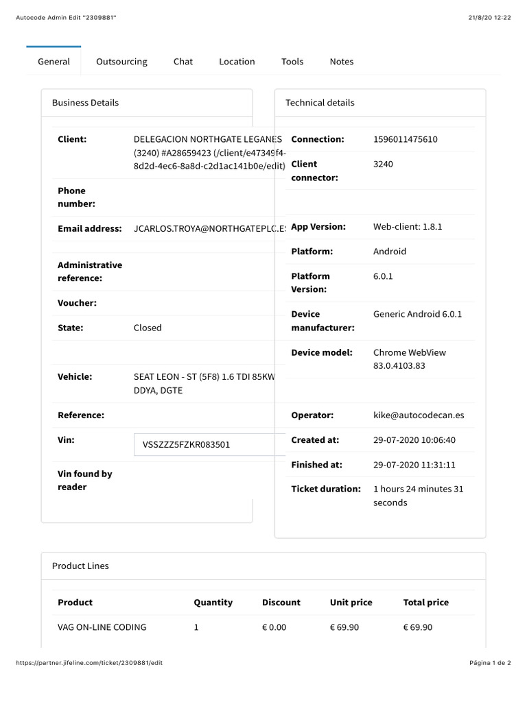 21/8/20 12'22 Autocode Admin Edit "2309881" | PDF | Mobile Computers | Android (Operating System)