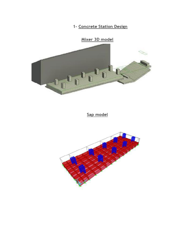 Concrete Station Design and Footings | PDF