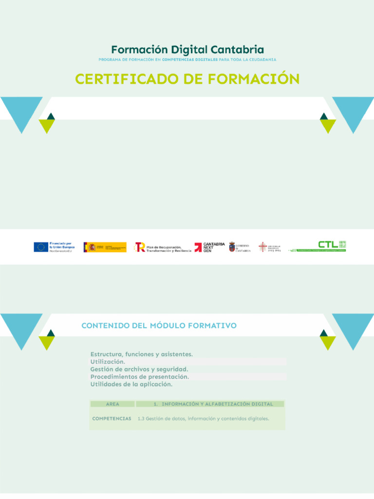 IT10_M5-Certificado_de_Formación_Módulo_5_02773351B-IT10-GS-241122 | PDF