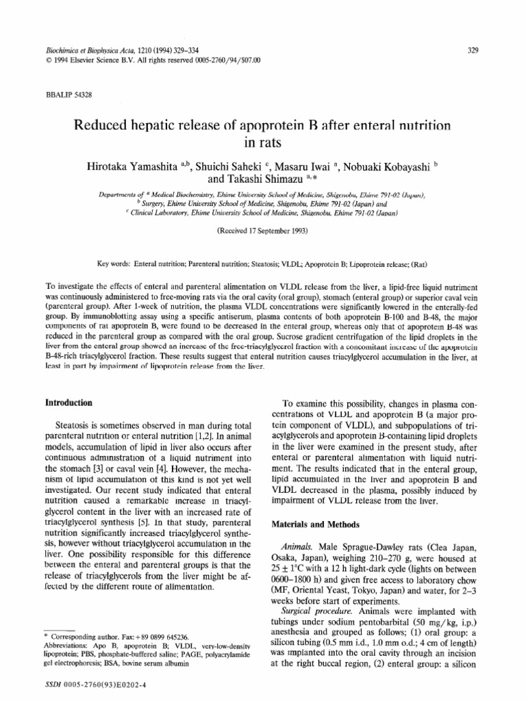 Yamashita1994 Sucrose Gradient Separation Lipid Droplets | PDF ...