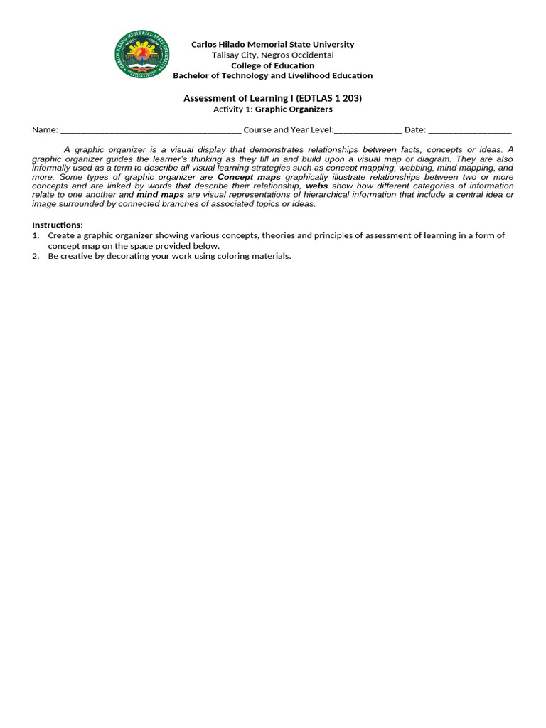 Act 1 Graphic Organizer | PDF