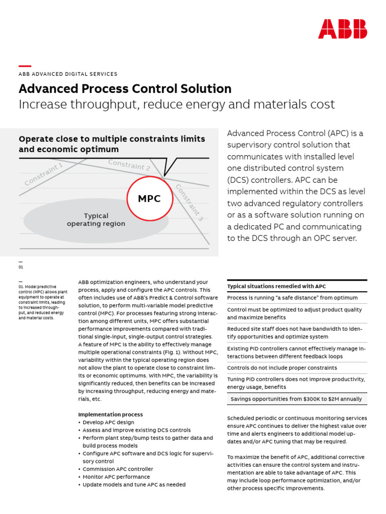 3BUS095453 Advanced Process Control | PDF | Mathematical Optimization ...