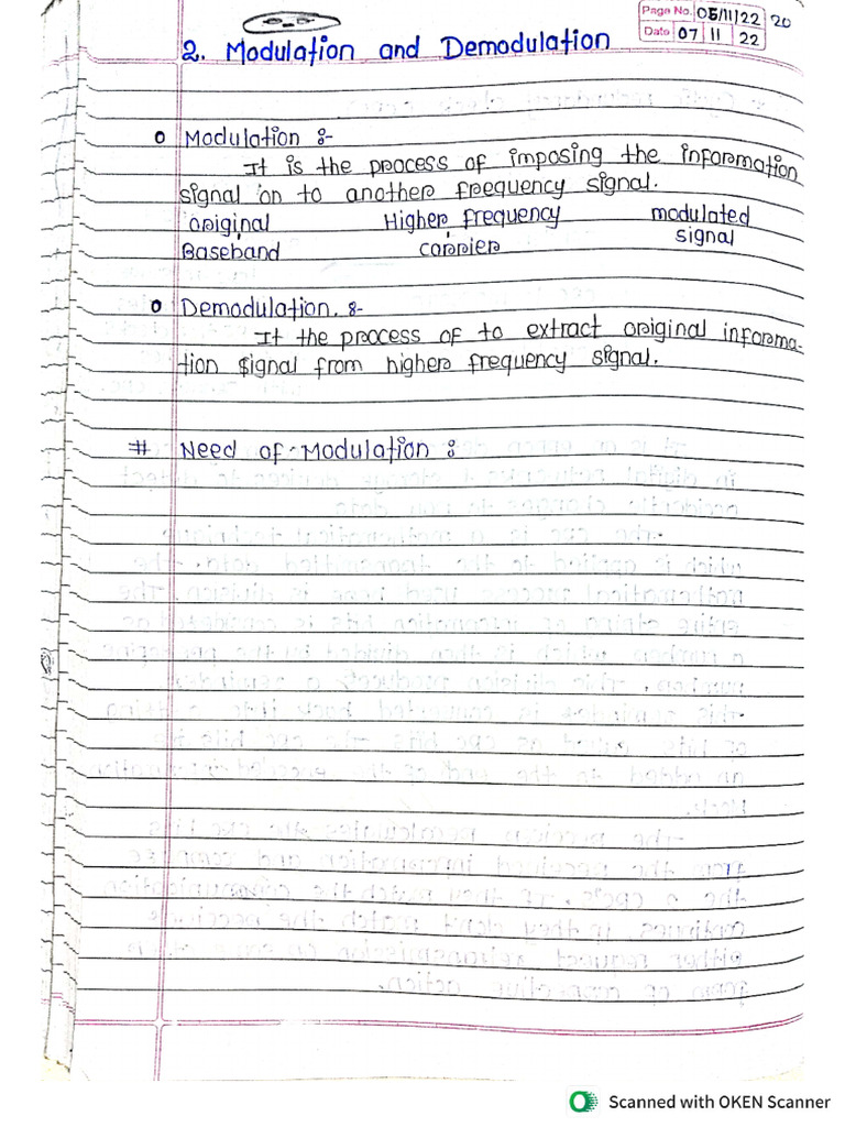 2.modulation and Demodulation | PDF