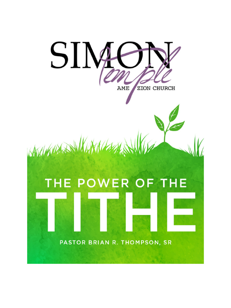 st-the-power-of-the-tithe-2016 | PDF | Tithe | Abraham