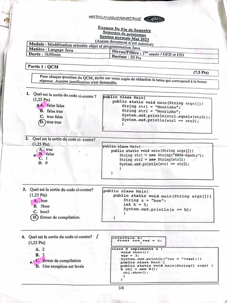 Normal Java 2023 | PDF