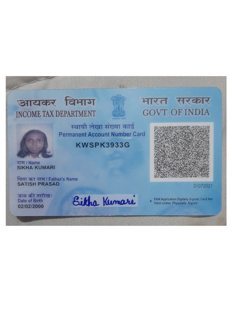 Pan Card | PDF