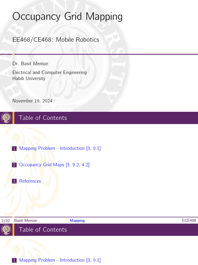 17 Occupancy Grid Mapping Pdf Applied Mathematics 