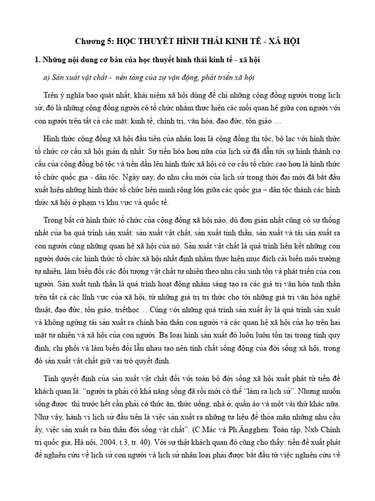 Chuong 5 - Chuong 2 - Chuuong 4 - Triet Hoc | PDF